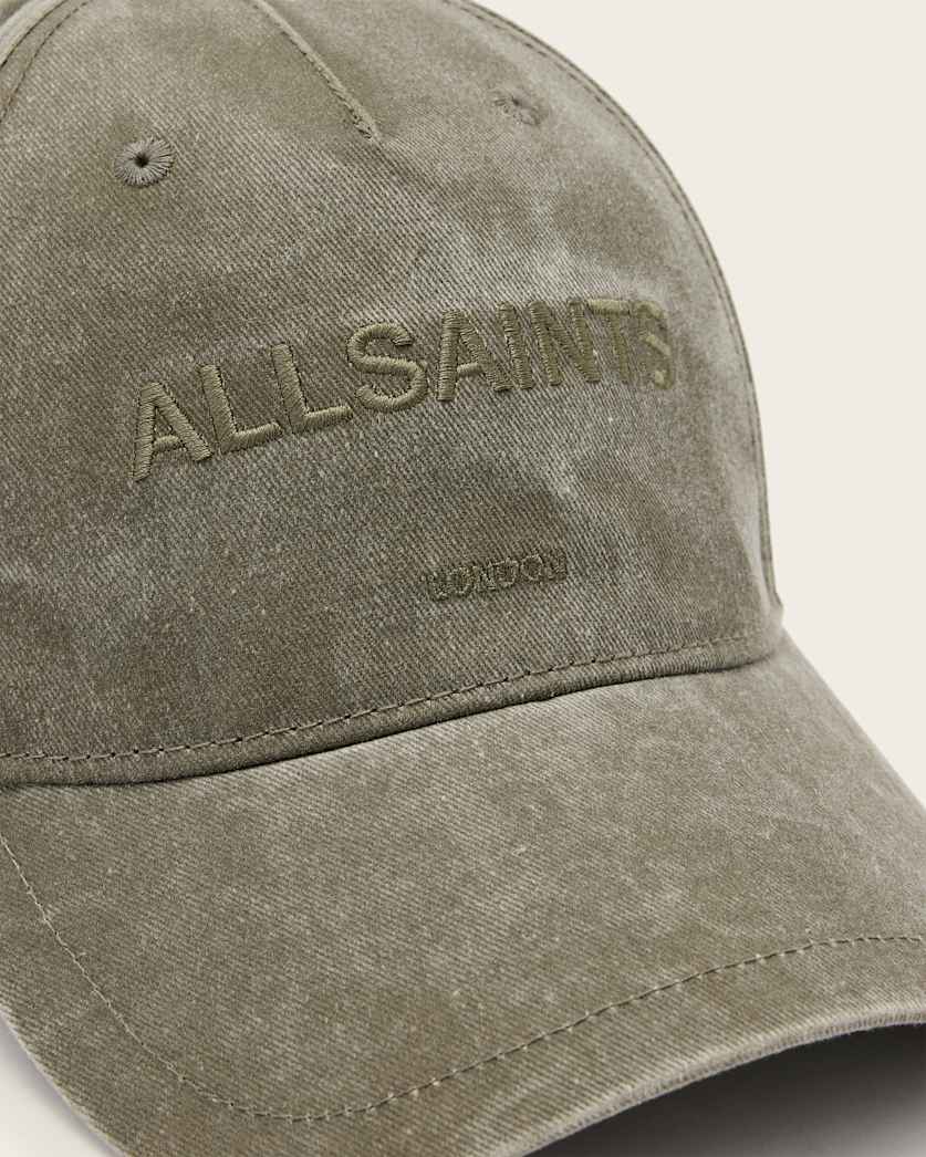 Underground Logo Print Baseball Cap Khaki Brown | ALLSAINTS